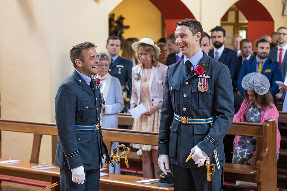 RAF military wedding in Hampshire ~ Martin Bell photography
