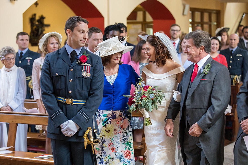 RAF military wedding in Hampshire ~ Martin Bell photography