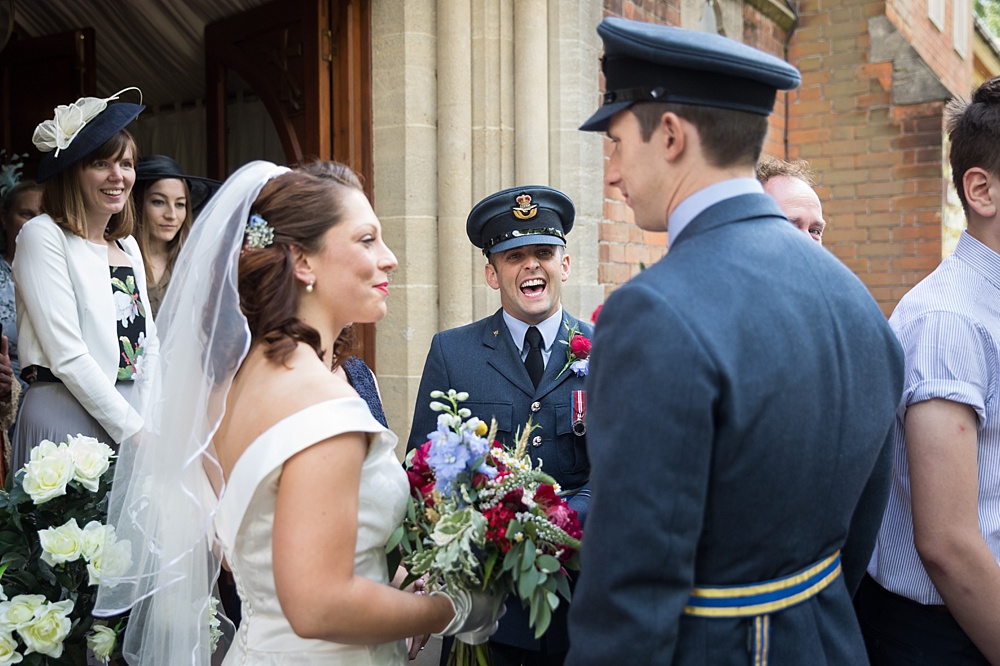 RAF military wedding in Hampshire ~ Martin Bell photography