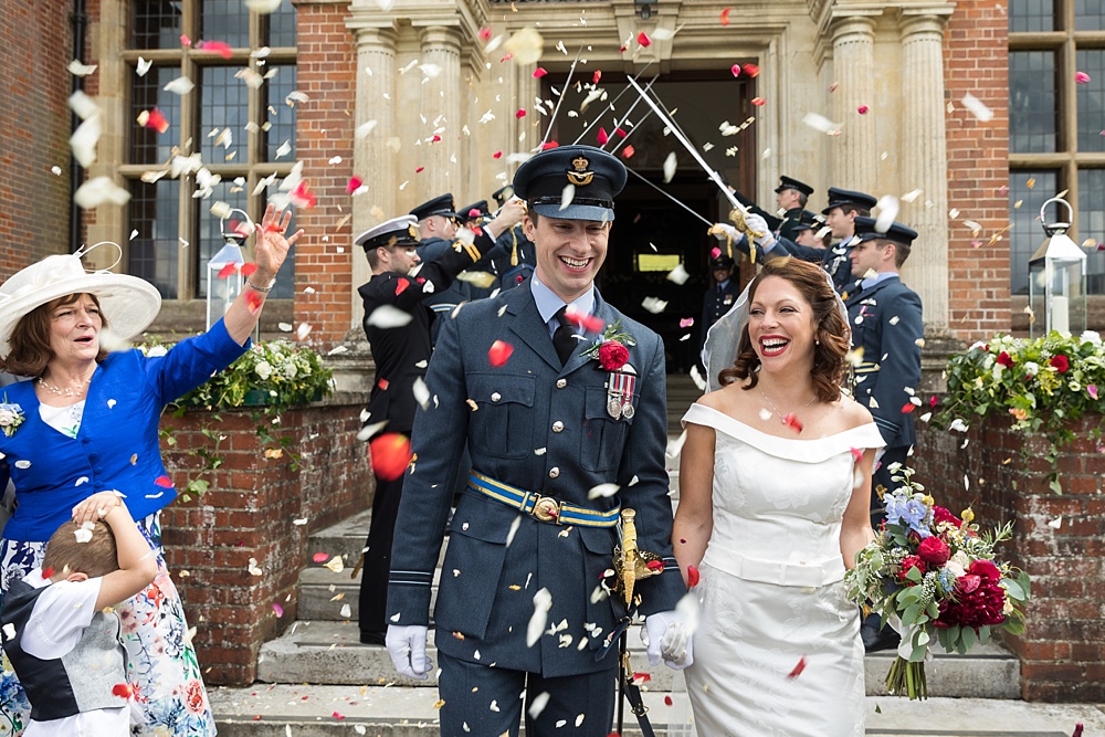 RAF military wedding in Hampshire ~ Martin Bell photography