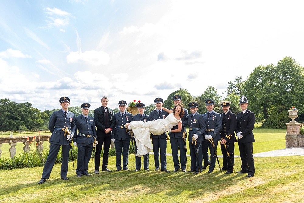 RAF military wedding in Hampshire ~ Martin Bell photography