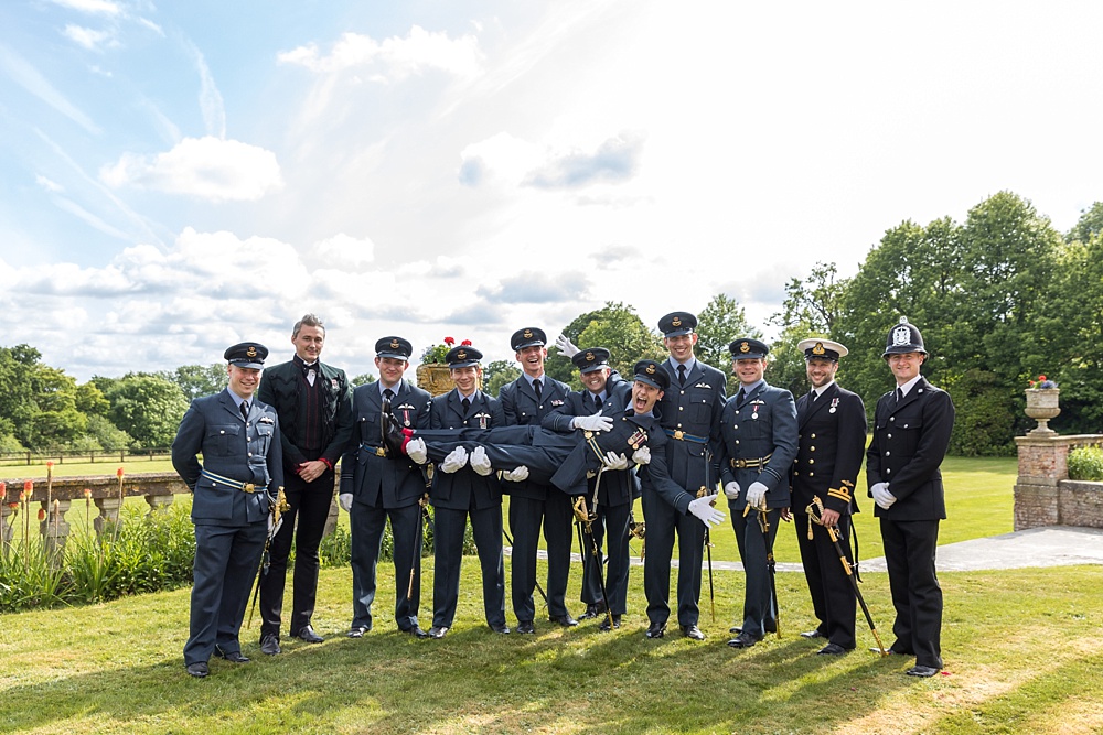 RAF military wedding in Hampshire ~ Martin Bell photography